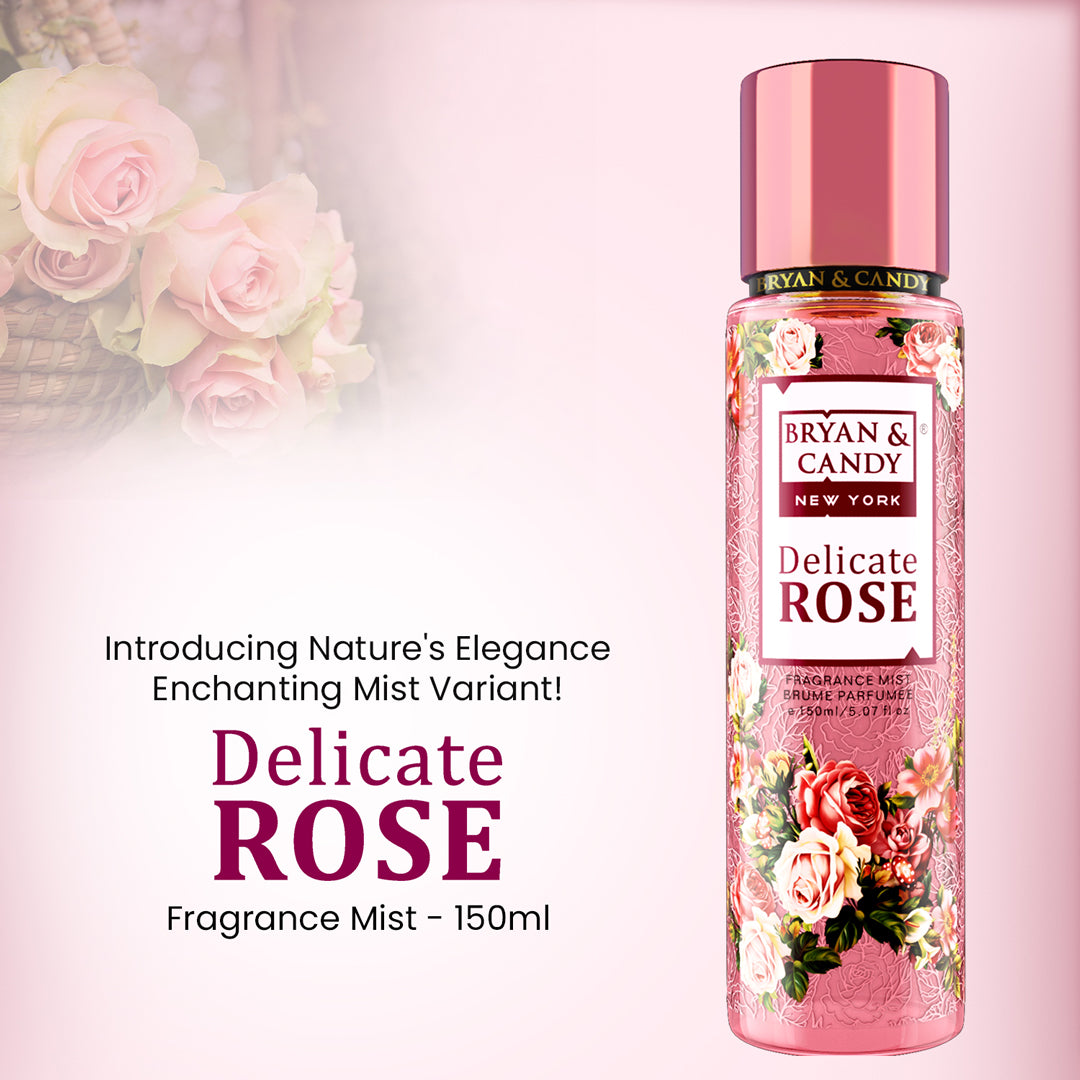 DELICATE ROSE BODY MIST 150ML – BRYAN & CANDY