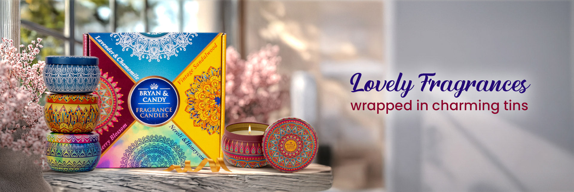 Buy Fragrance Candles Online in India, Candle Gift Kit – BRYAN & CANDY