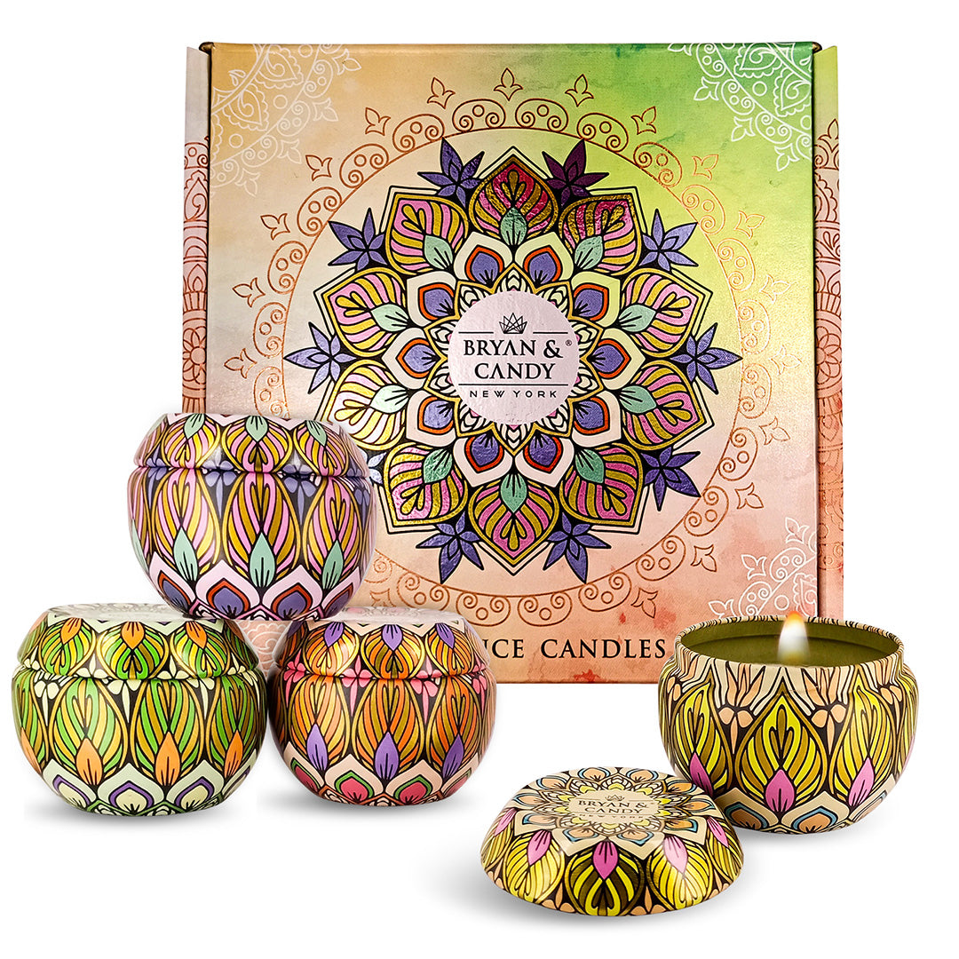 Buy Candle Gift Set Online, Pack of 4 | Bryan & Candy – BRYAN & CANDY