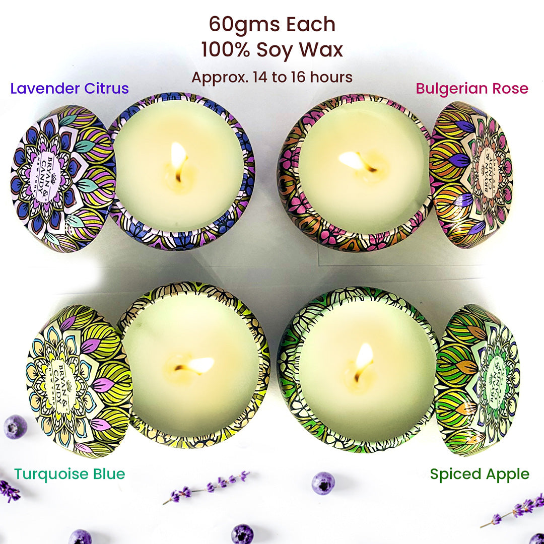 Buy Candle Gift Set Online, Pack of 4 | Bryan & Candy – BRYAN & CANDY