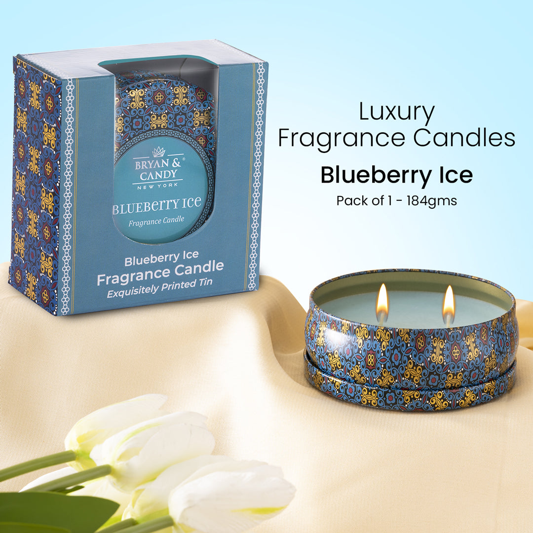 Buy Blueberry Ice Aromatherapy Candle Online | Candle Gift Set – BRYAN ...
