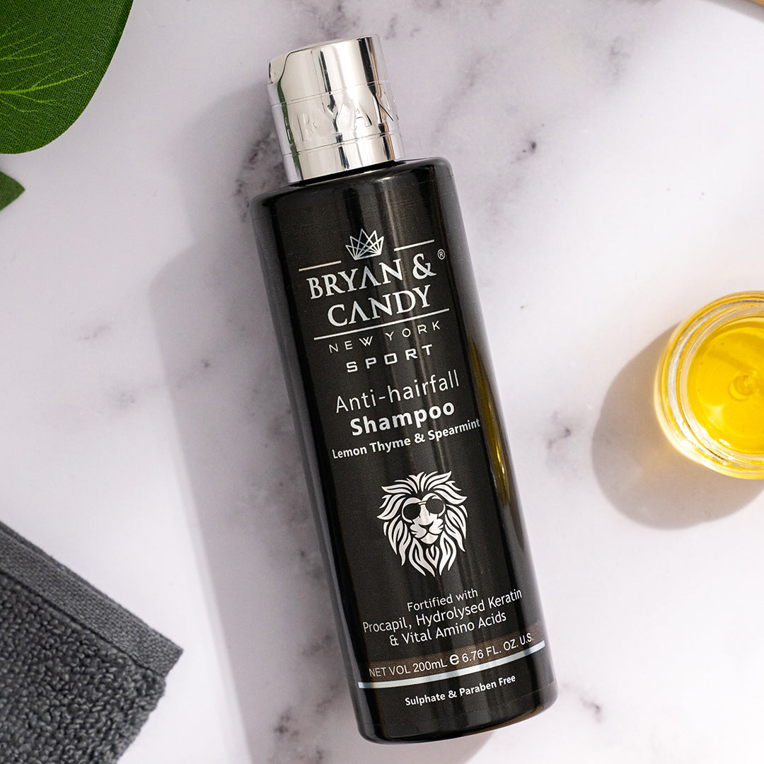 Sport Anti-Hairfall Shampoo – Lemon Thyme & Spearmint (200ml) – BRYAN ...