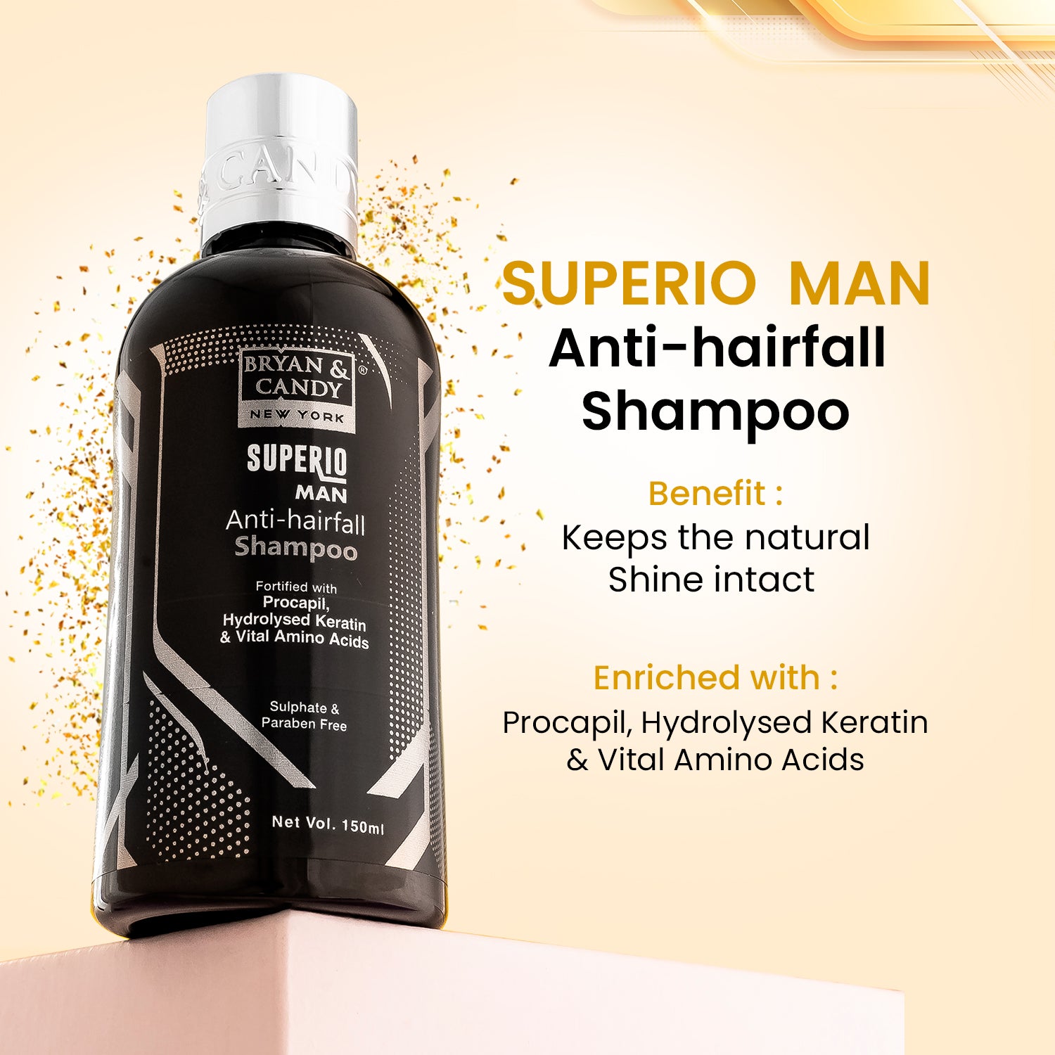 Superio Man Anti-Hairfall Shampoo 150ml – BRYAN & CANDY
