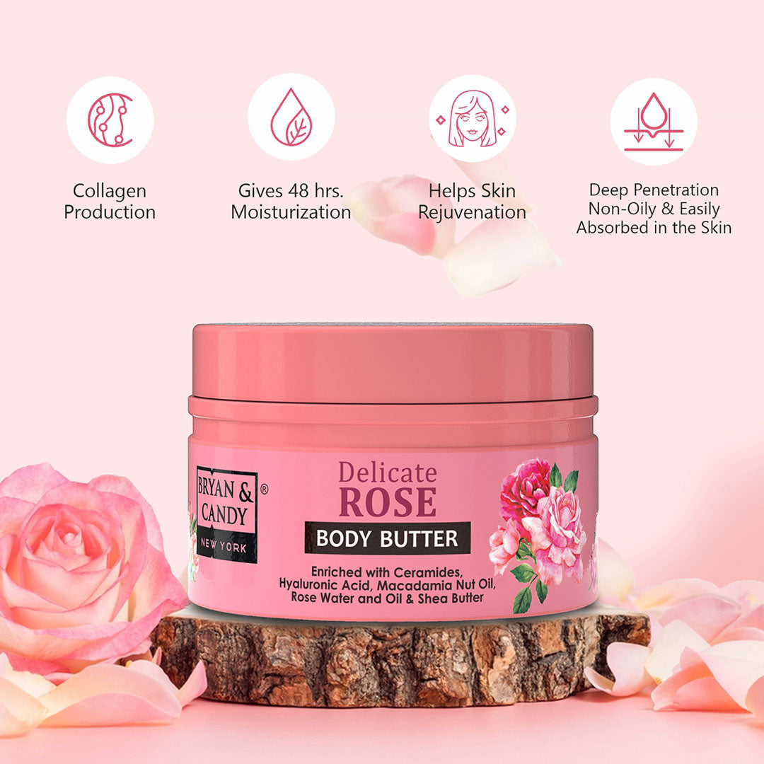 Buy Delicate Rose Body Butter Online | Bryan & Candy – BRYAN & CANDY