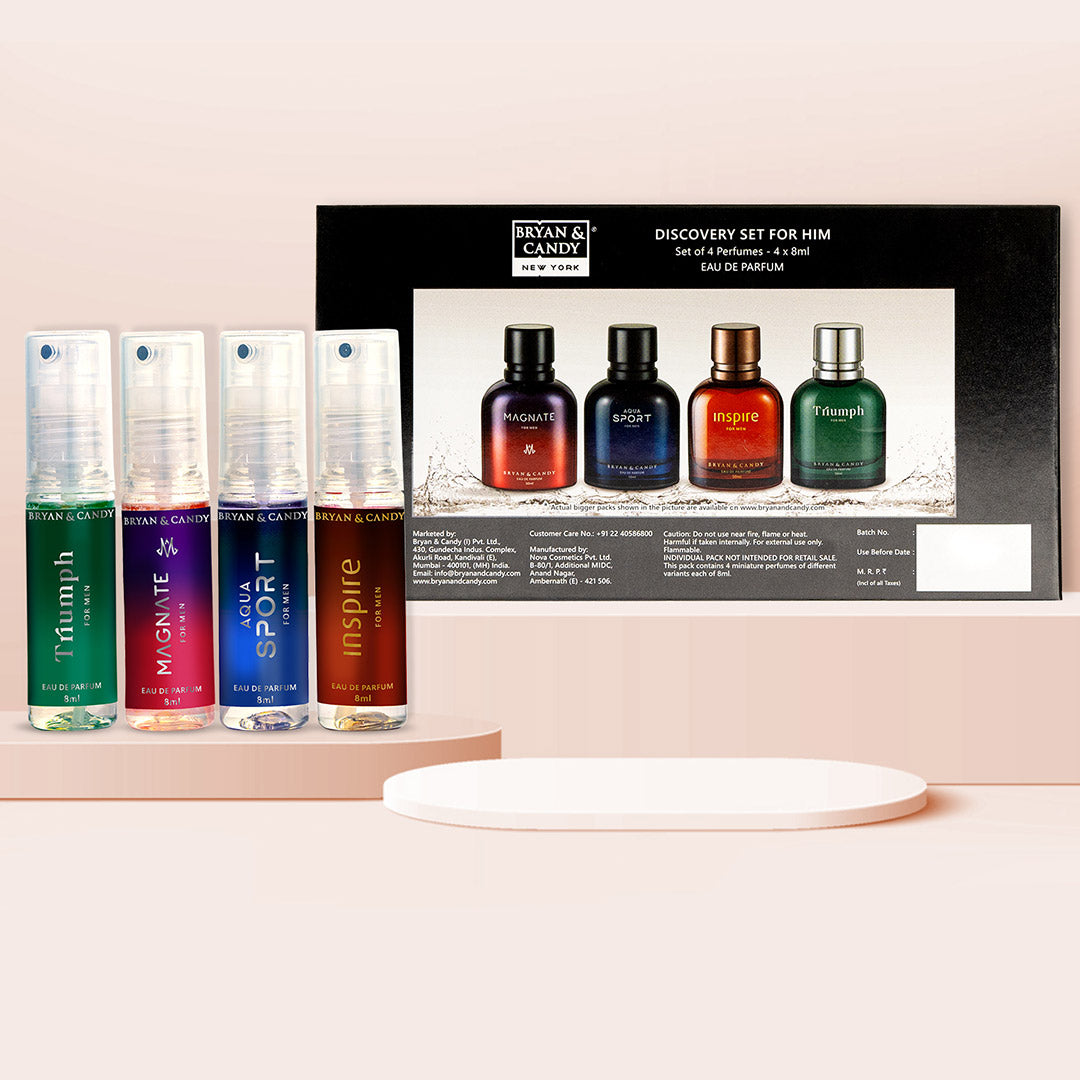 Buy Perfume (EDP) Discovery Set For Men Online – BRYAN & CANDY