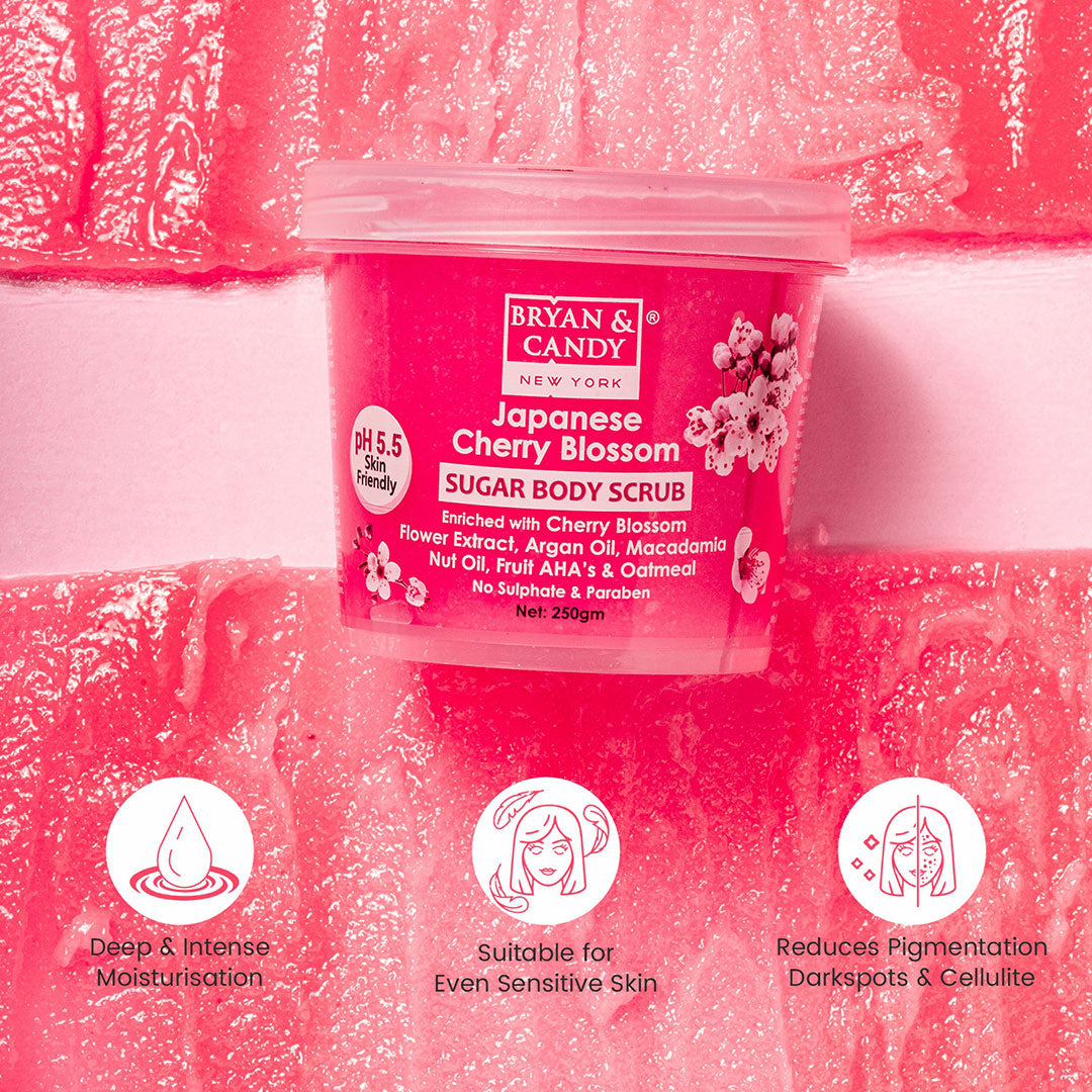 CHERRY BLOSSOM SUGAR BODY SCRUB – BRYAN & CANDY